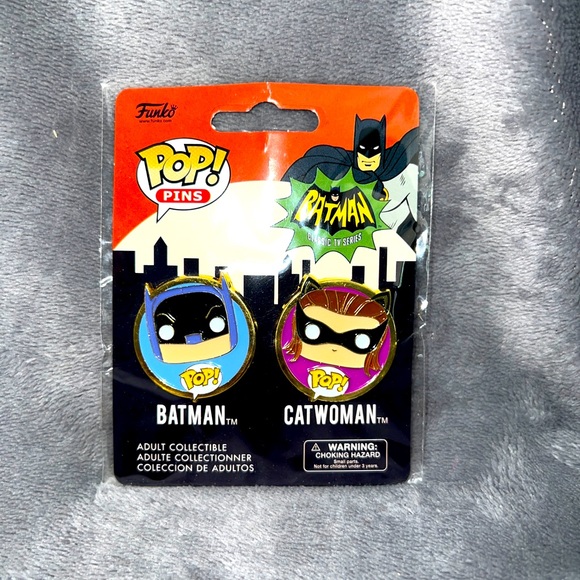 Funko | Accessories | Funko Pop Collector Pins 2 Pack Batman And ...